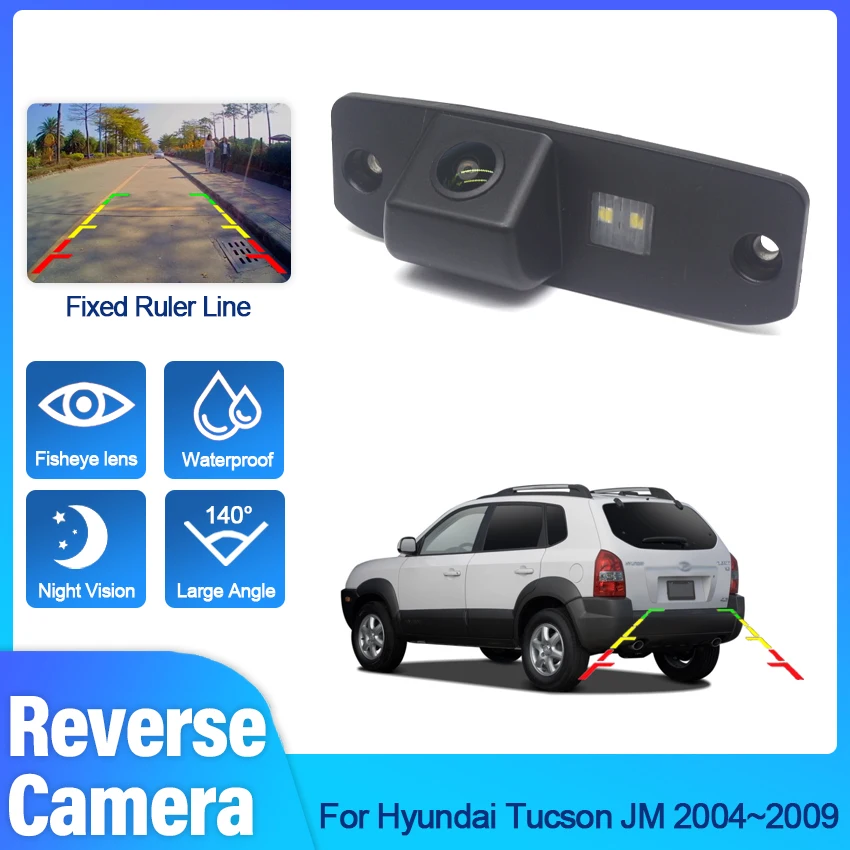 CCD-HD-Fisheye-Rear-View-Camera-For-Hyundai-Tucson-JM-2004-2005-2006 ...