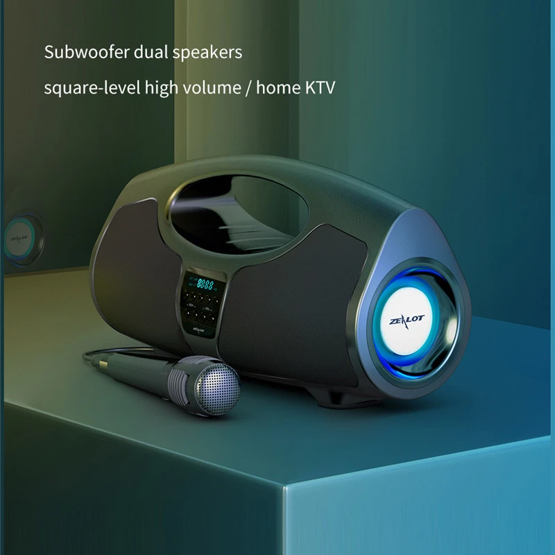 Portable Wireless Powerful 40w Boombox Computer Speakers Bluetooth ...