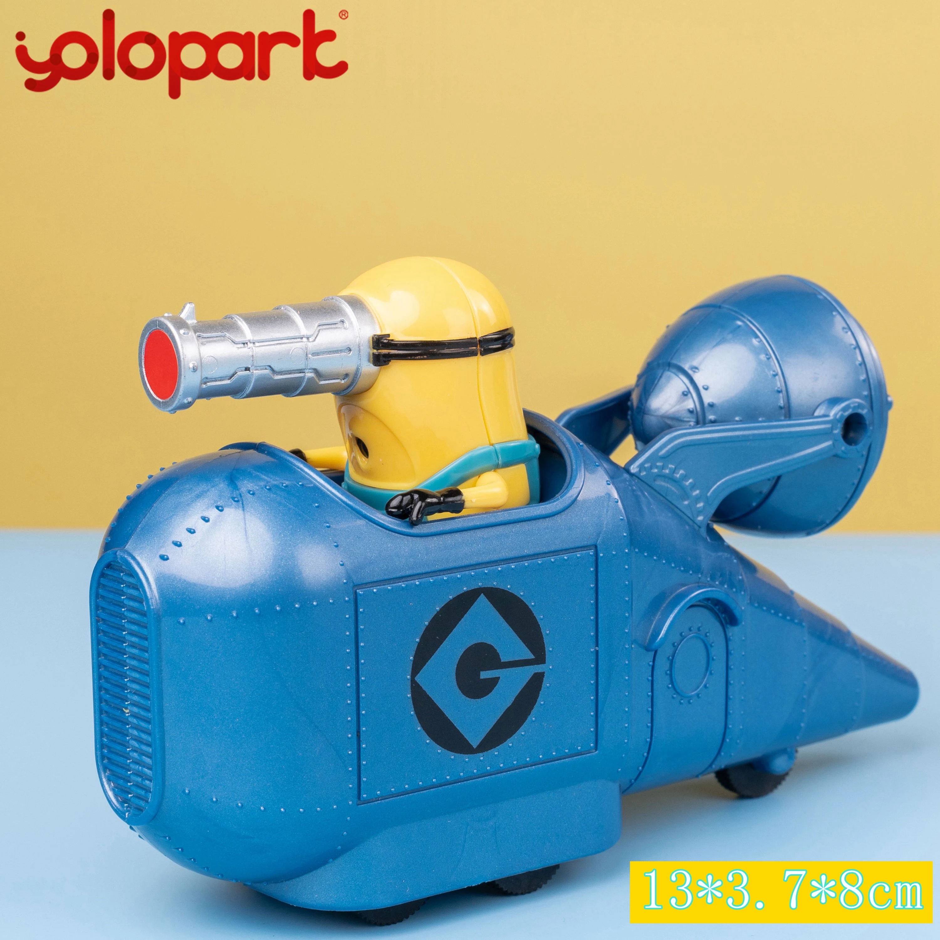 YOLOPARK-13cm-Despicable-Me-4-Friction-Car-Mega-Minions-Gru-s-car-Toy ...