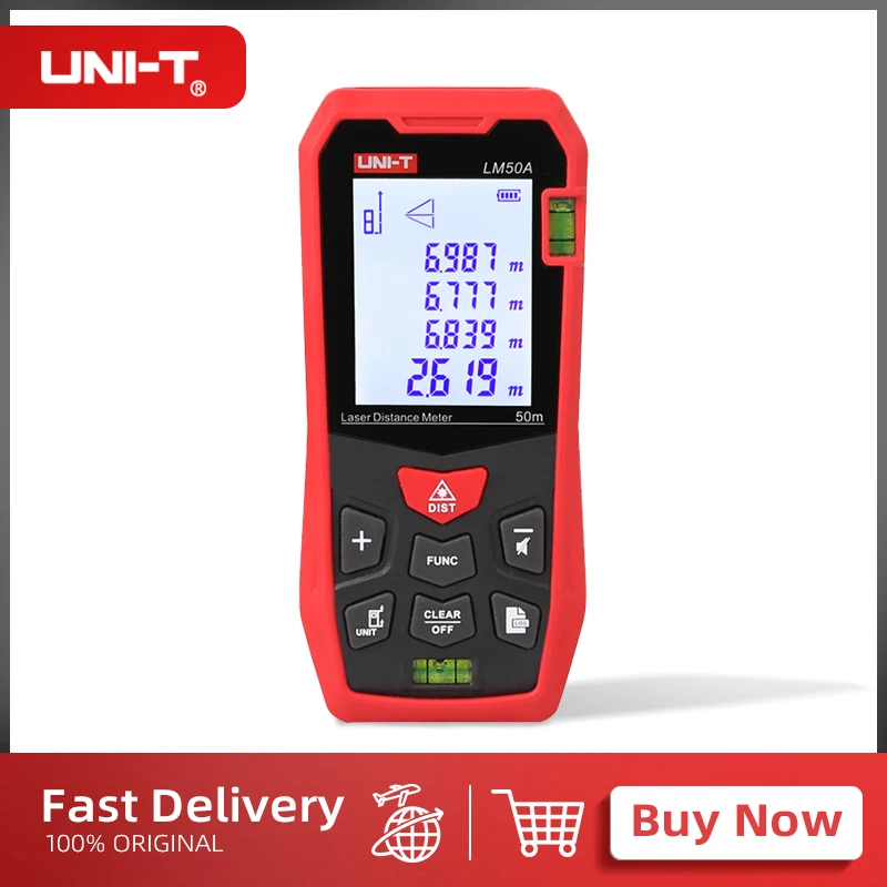 UNI T Laser Rangefinder LM50A LM70A LM100A LM120A Laser Distance Meter ...