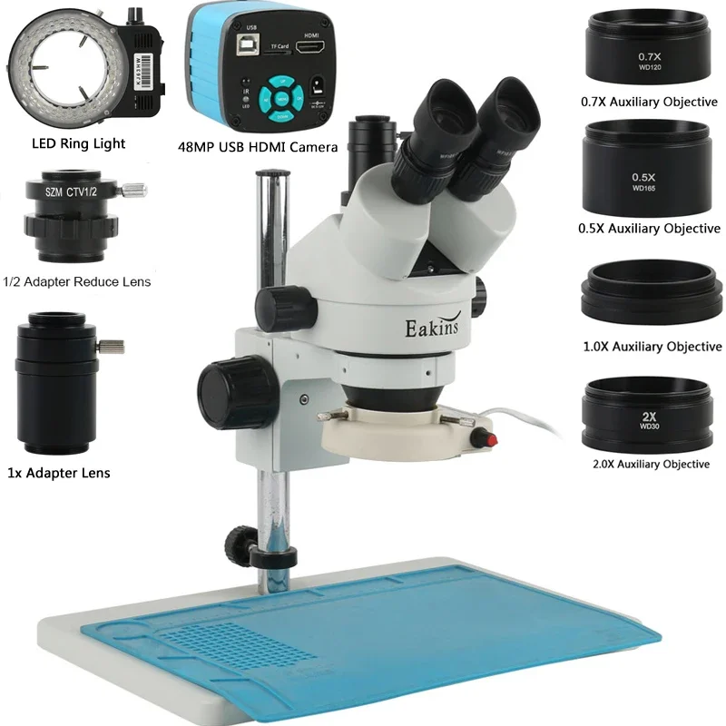 3-5X-90X-Trinocular-Microscope-Metal-Stereo-Microscope-1080P-48mp-50mp ...