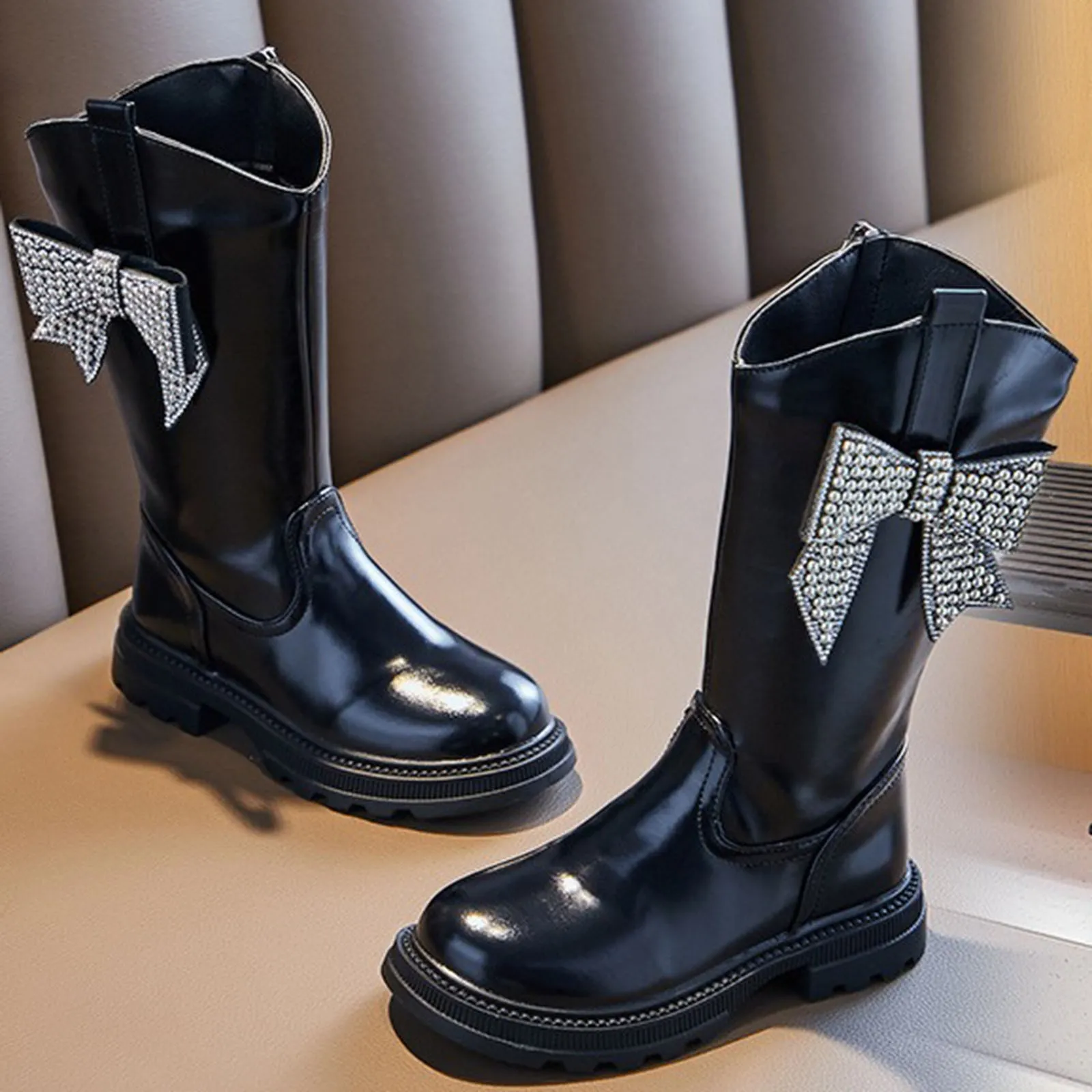 Booties-Size-4-Girls-Boots-Children-Boots-British-Single-Boots-Mid-Calf ...