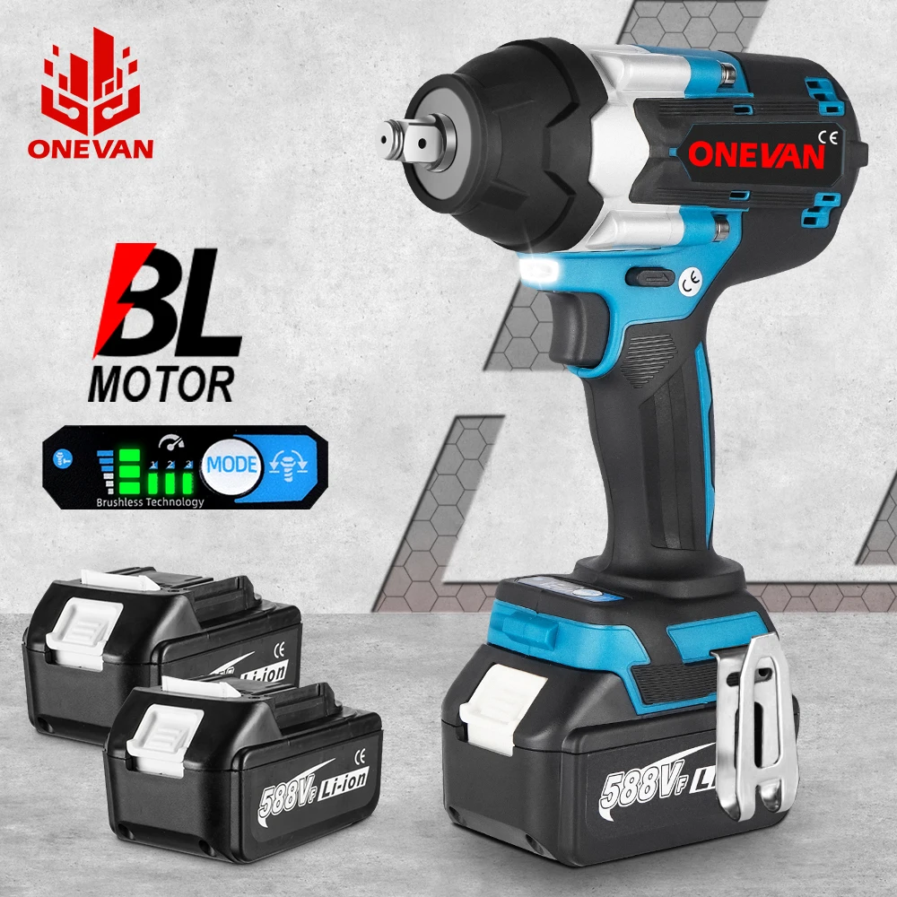ONEVAN-1800N-M-Torque-Brushless-Electric-Impact-Wrench-Cordless ...