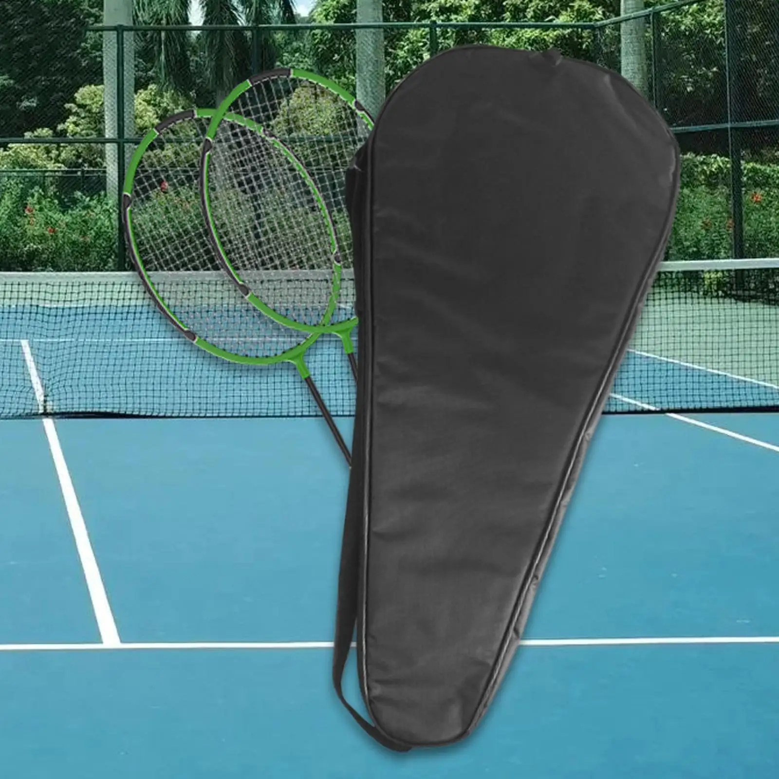 Badminton Racket Cover Bag Organizer Oxford Cloth Racquet Protection ...