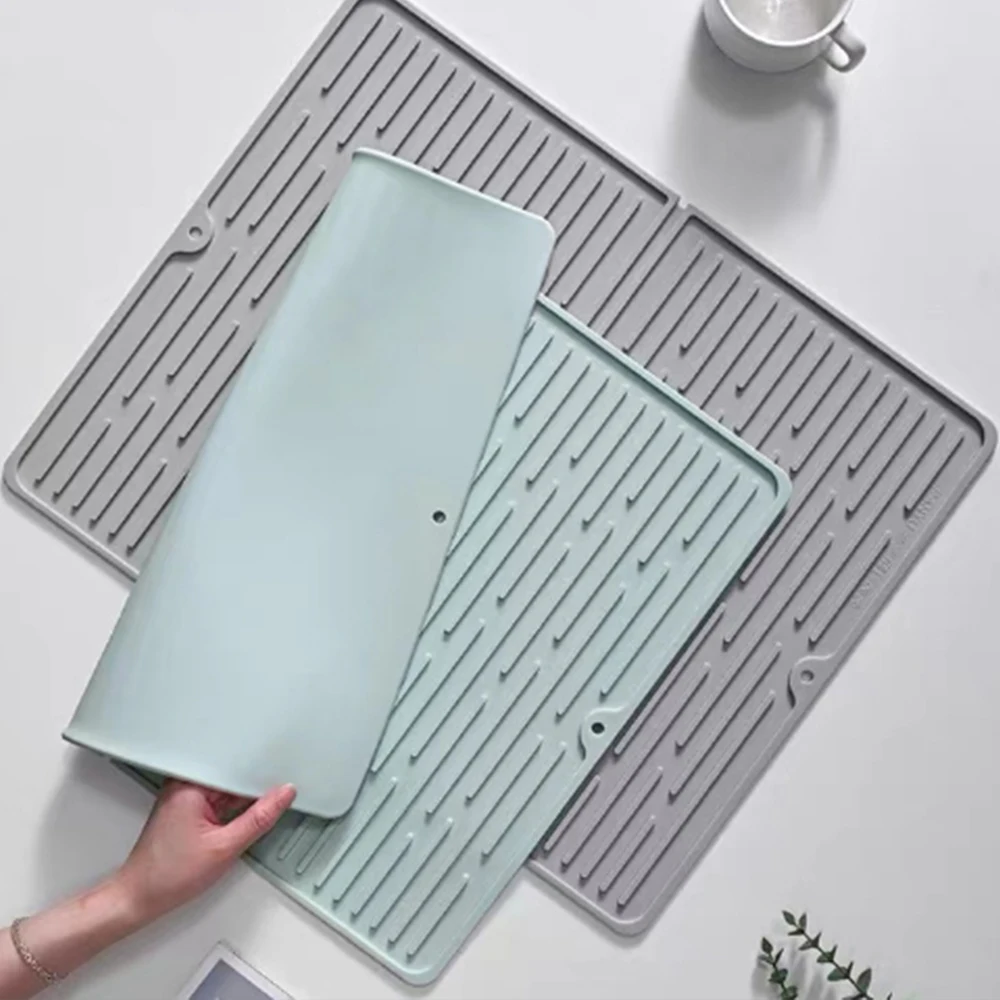 Foldable-Insulated-Soft-Silicone-Dishes-Protector-Sink-Mat-Table ...