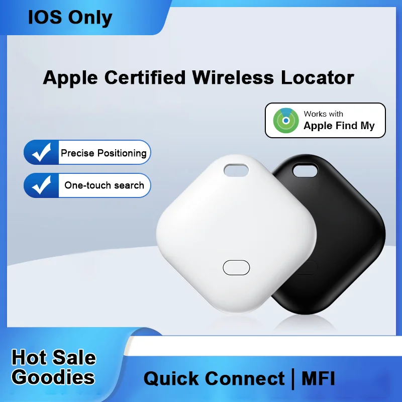 Mini GPS Tracker Smart Tag Compatible with iOS Find My APP Global ...