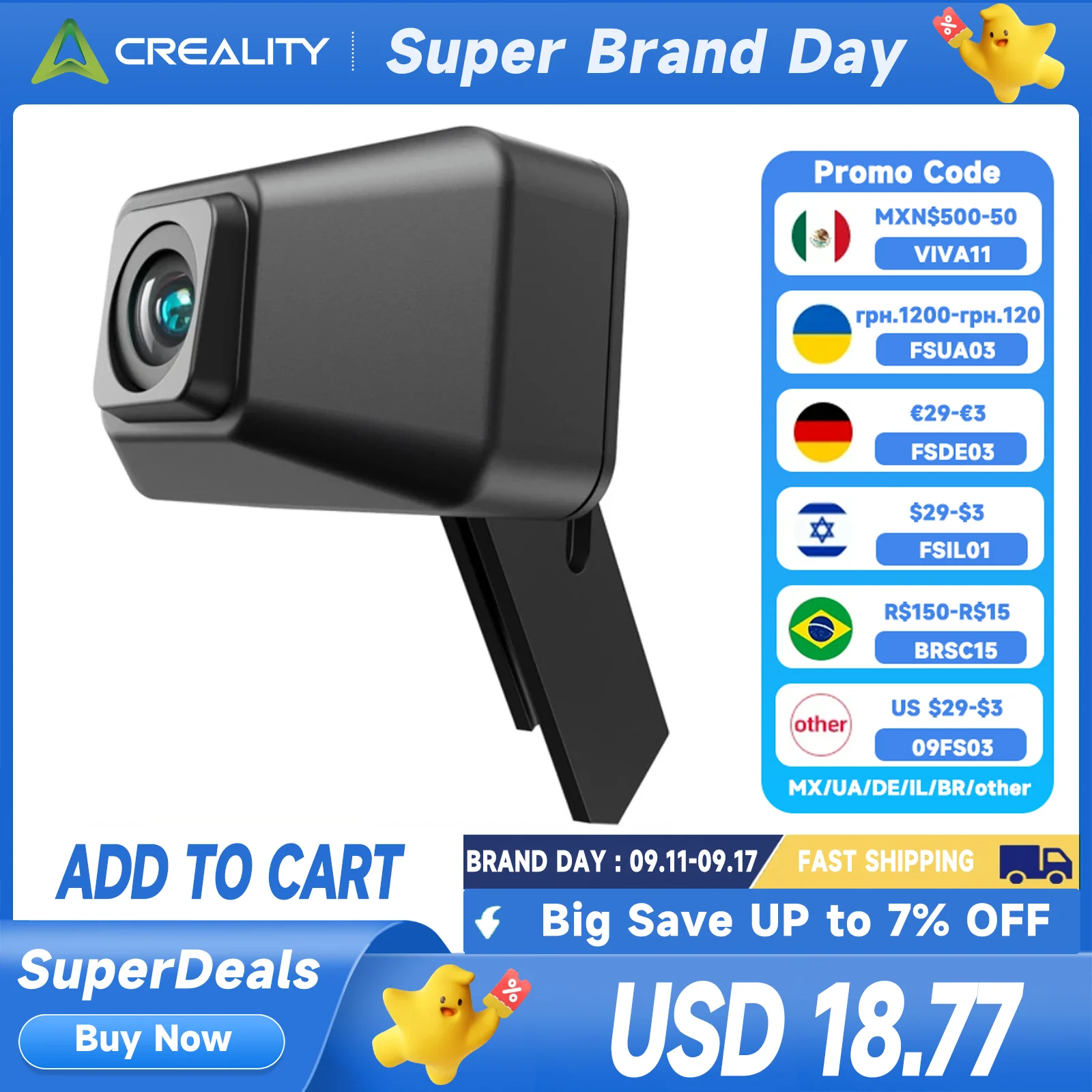 Creality-Official-K1C-AI-Camera-HD-Quality-AI-Detection-Time-Lapse ...