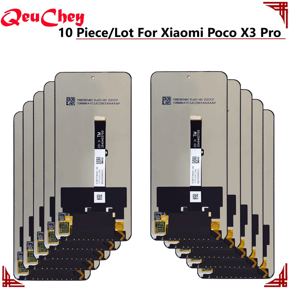 10 peças/lote para xiaomi poco x3 pro display lcd monitor mudule tela ...