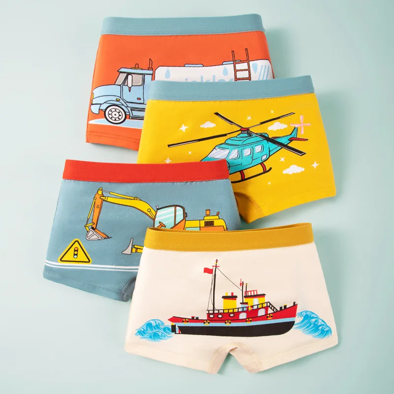 Boy-Pure-Cotton-Boxers-Kids-Colorful-Underwear-Cute-Design-Baby-Boy ...