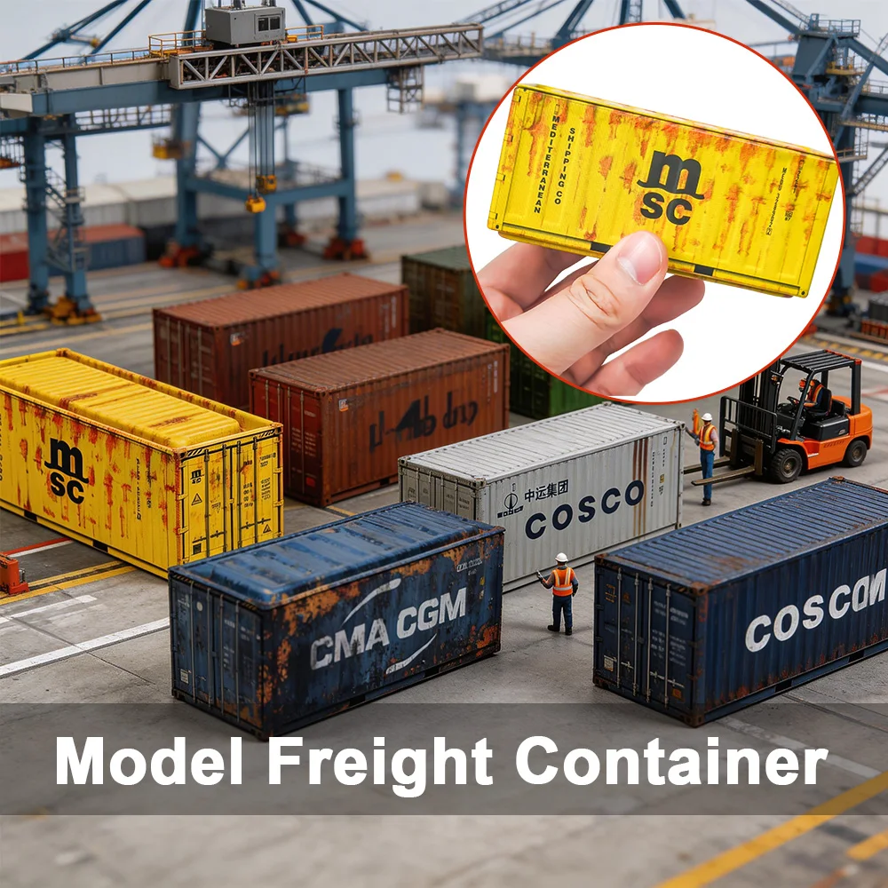 11.5*5*5.5cm Miniature Freight Container Model Metal Shipping Container ...