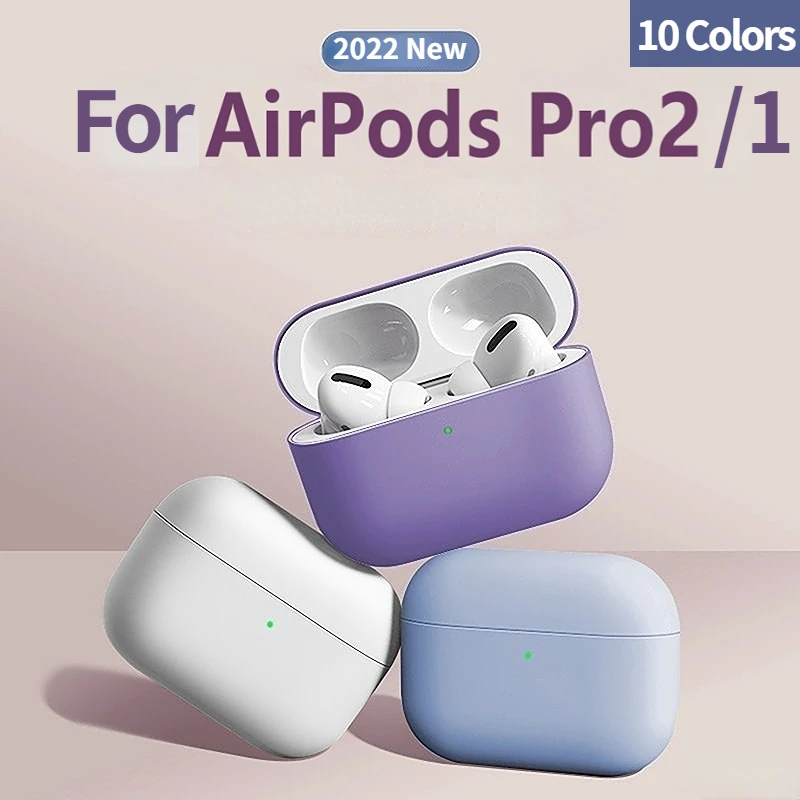 For Airpods Pro2 1 Gen Case Silicone Cover Wireless Bluetooth For Apple ...