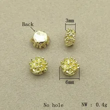 New Arrival! 6mm 300pcs Zinc Alloy Flat Base Flower For Handmade ...