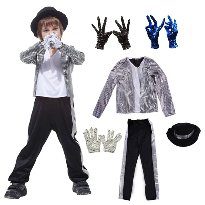Children-s-Day-Kids-Boys-Michael-Jackson-Costume-Cosplay-Birthday ...