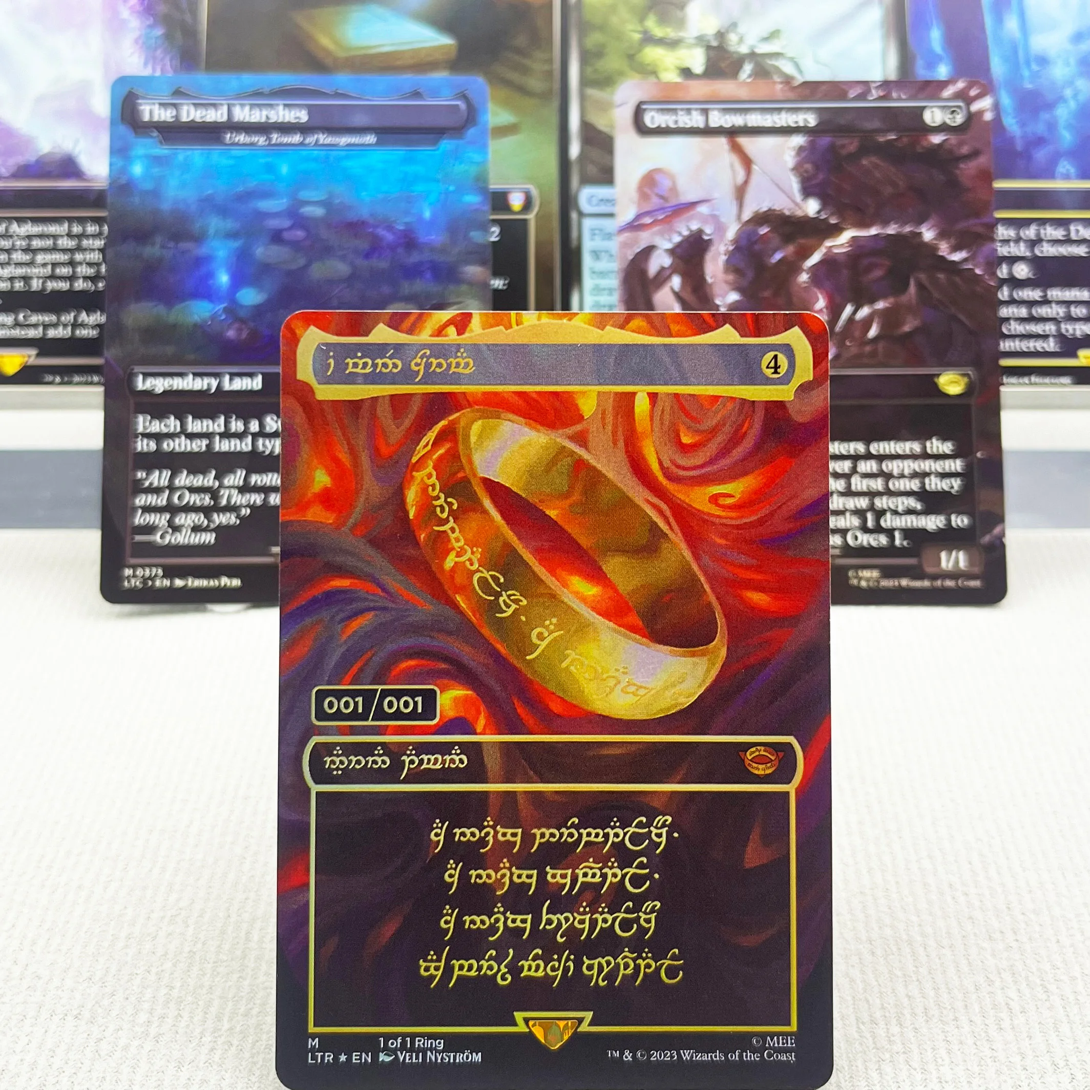 FOIL-TCG-Proxy-Cards-para-Magic-Cards-The-One-Ring-Sol-Ring-Orcish ...