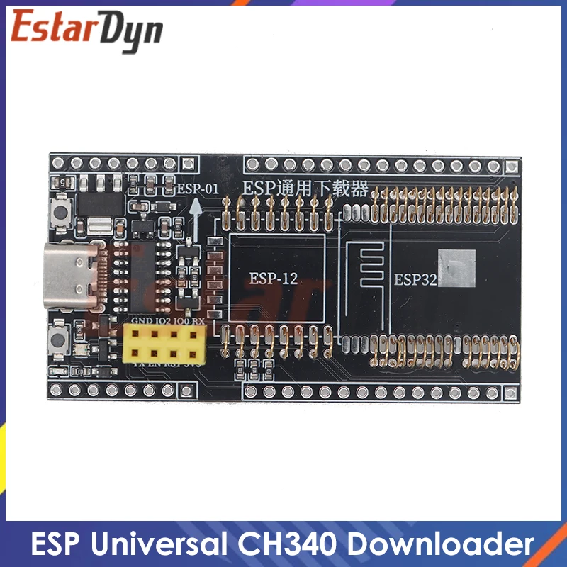 Esp8266 Esp32 Wrover Development Board Test Programmer Socket Downloader For Esp 01 Esp01s Esp12