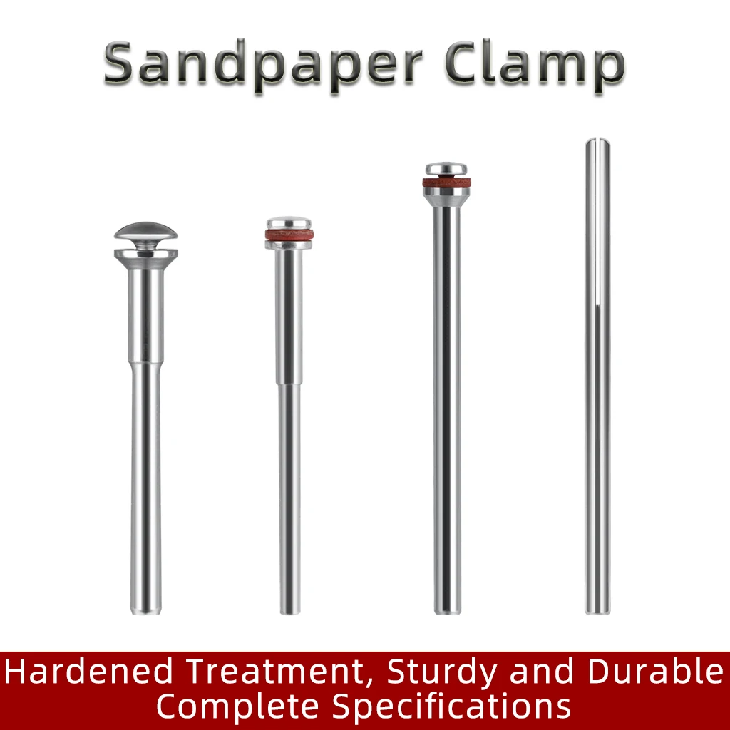 Professional-Sanding-Paper-Clamp-Bar-Sandpaper-Split-Holder-Clip-Rod ...