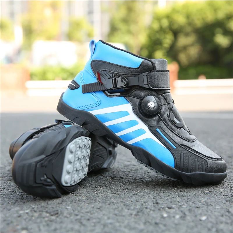 Motorcycle-Racing-Anti-collision-Ankle-Riding-Shoes-Microfiber-Anti ...