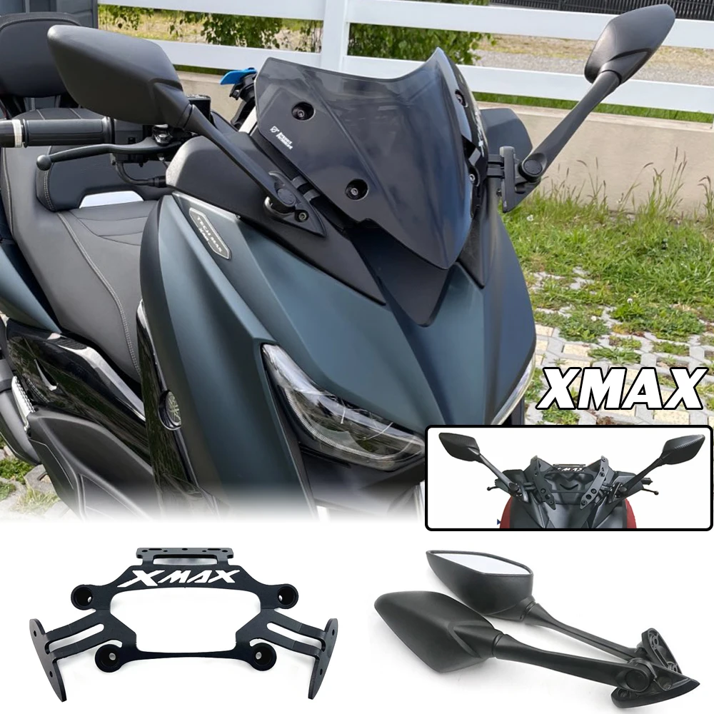 XMAX300-Rear-View-Side-Mirrors-For-Yamaha-XMAX-300-X-MAX-250-125-400-X ...