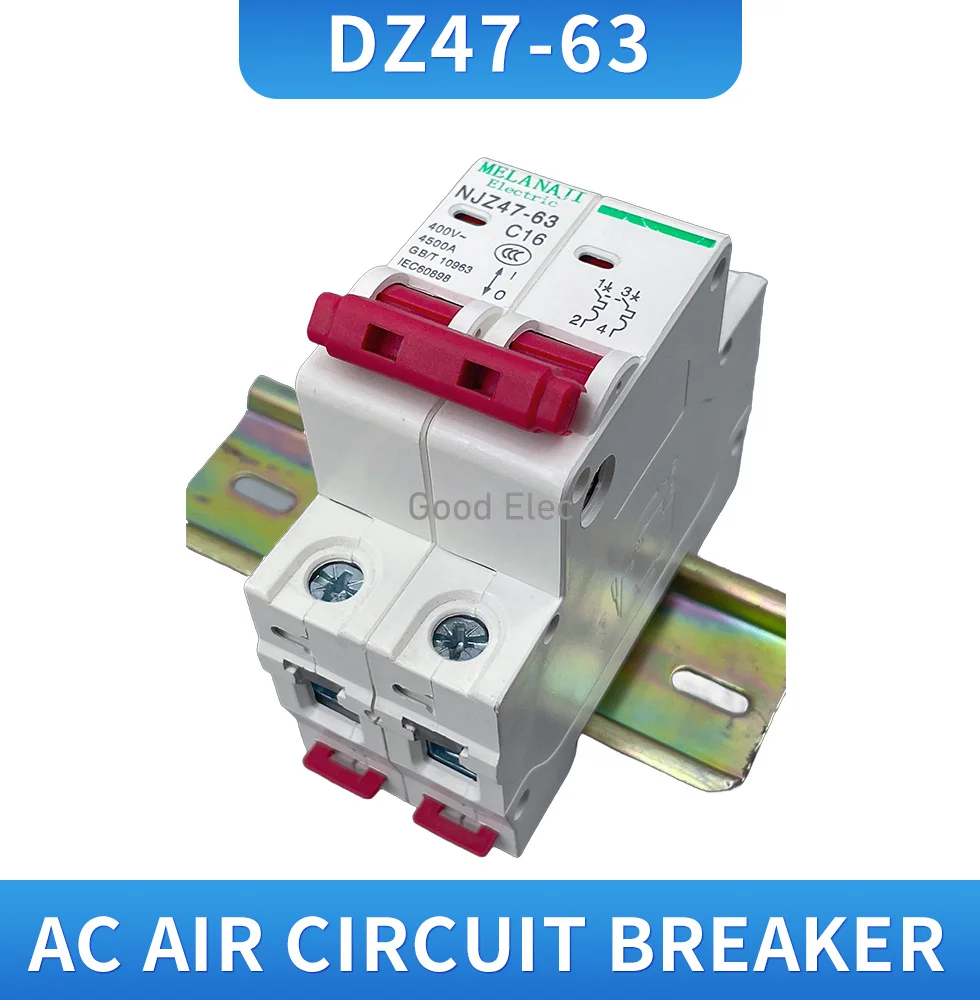 Red-handle-household-DC-small-circuit-breaker-air-switch-DZ47-electric ...