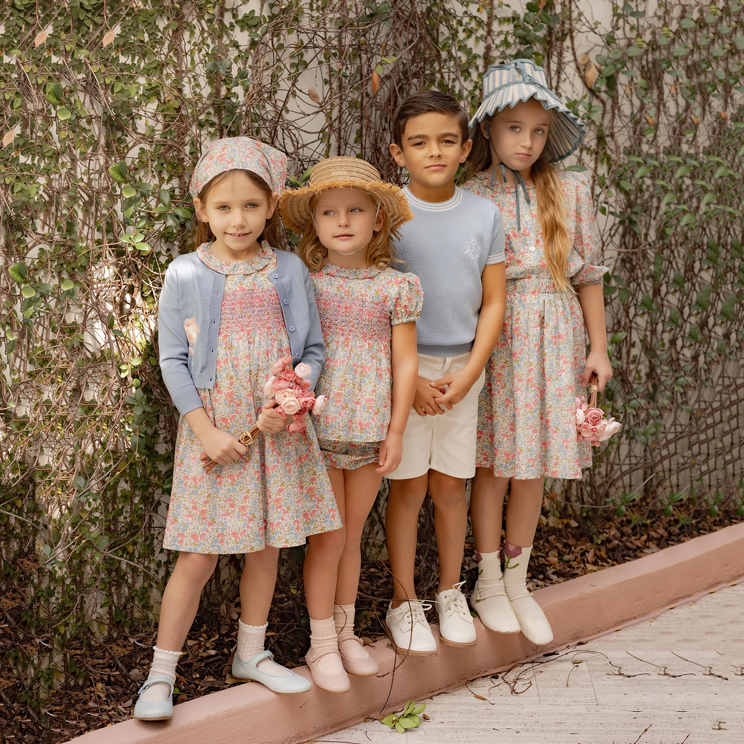 AP Chelsea Bloom Collection SS26 Floral Smocking Dress Baby Girls ...
