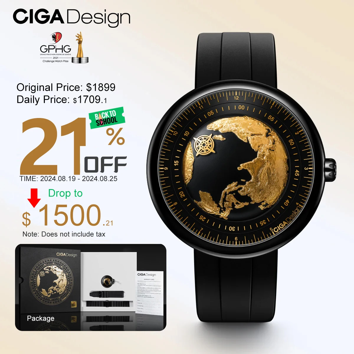 CIGA-Design-Automatic-Movement-Luxury-Watches-for-Men-2024-U-Series ...