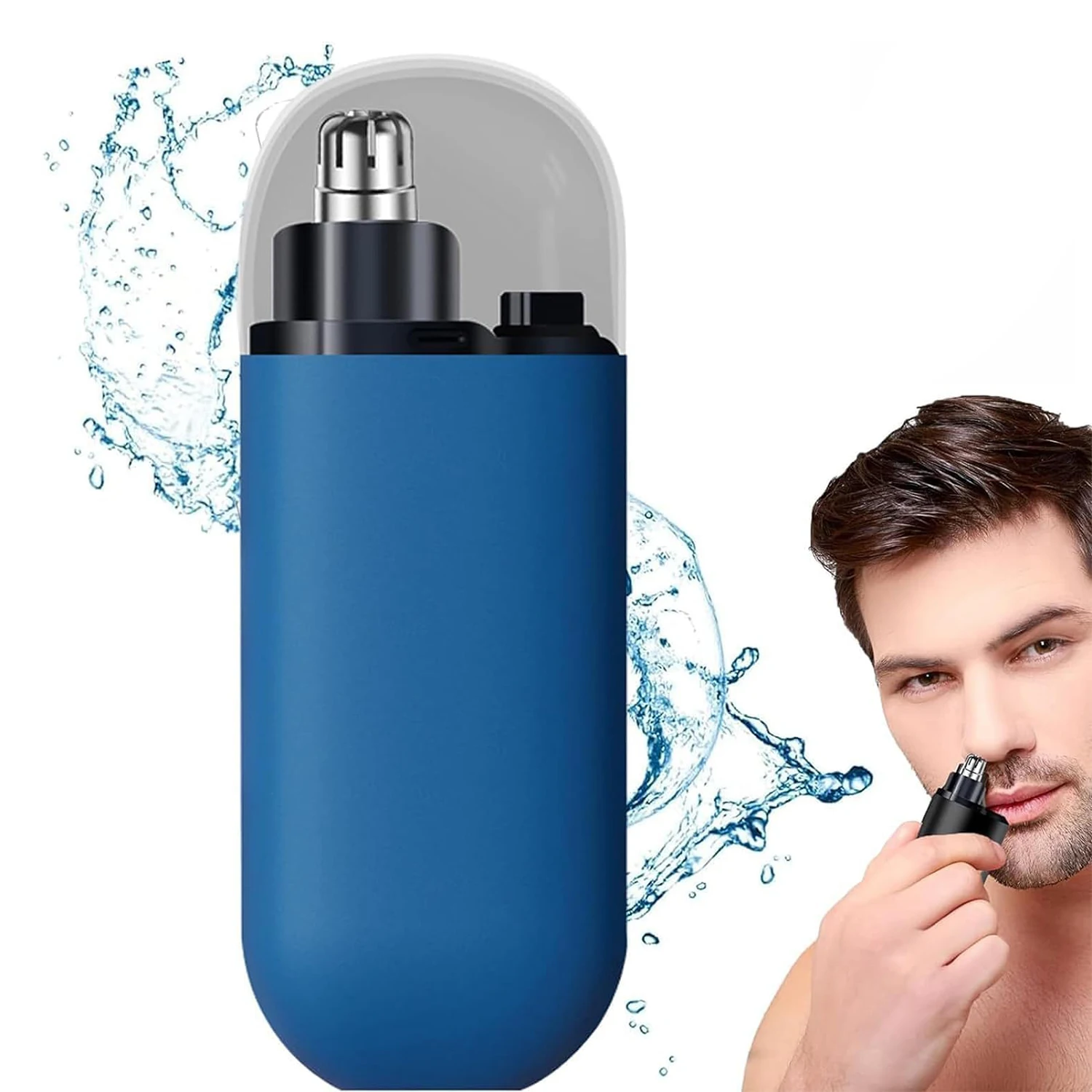 Nose-Hair-Trimmer-USB-Charging-New-High-Quality-Electric-Portable-Men ...