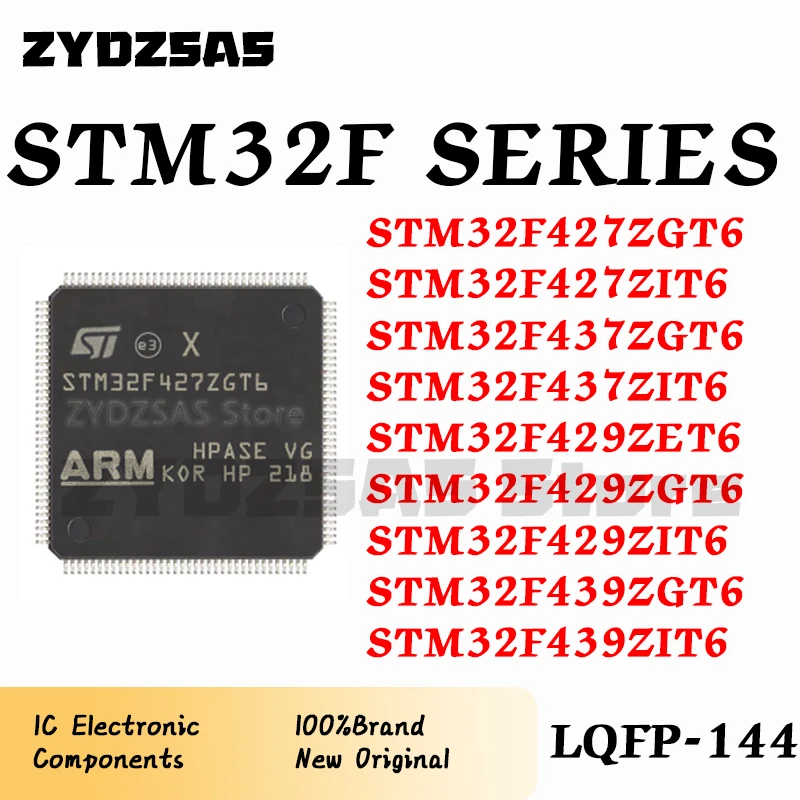 STM32F427ZGT6 STM32F427ZIT6 STM32F437ZGT6 STM32F437ZIT6 STM32F429ZET6 STM32F429ZGT6 ...