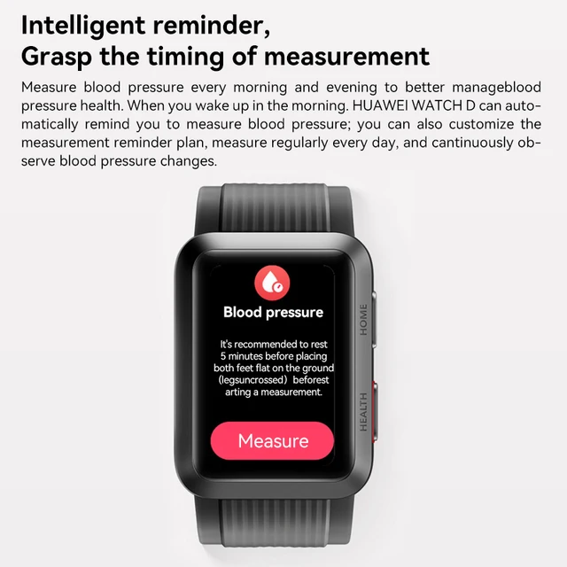 Huawei WATCH D Wrist Ecg Blood Pressure Recorder Intelligent Blood ...