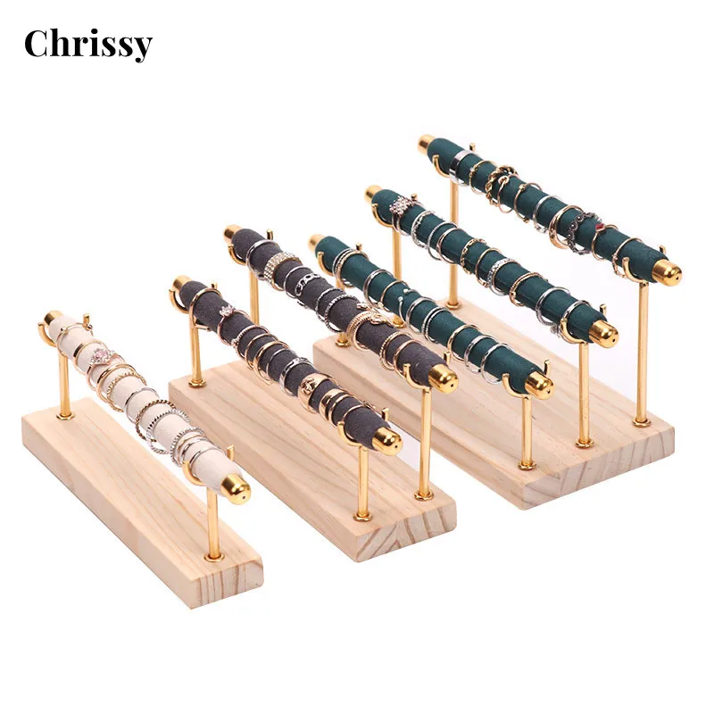 Velvet ring display stand velvet jewelry stand single storage finger ...