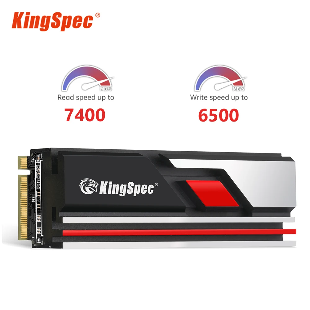 KingSpec SSD 1tb 2tb 512gb SSD NMVe M2 PCIe 4.0 x4 M.2 2280 NVMe SSD Gen4 Hard Drive Internal ...