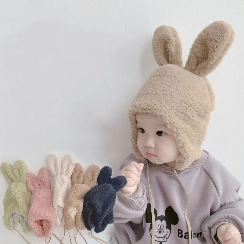 Winter-New-Cute-Cartoon-Bunny-Ear-Caps-For-Kids-Warm-Hat-Toddler-Baby ...