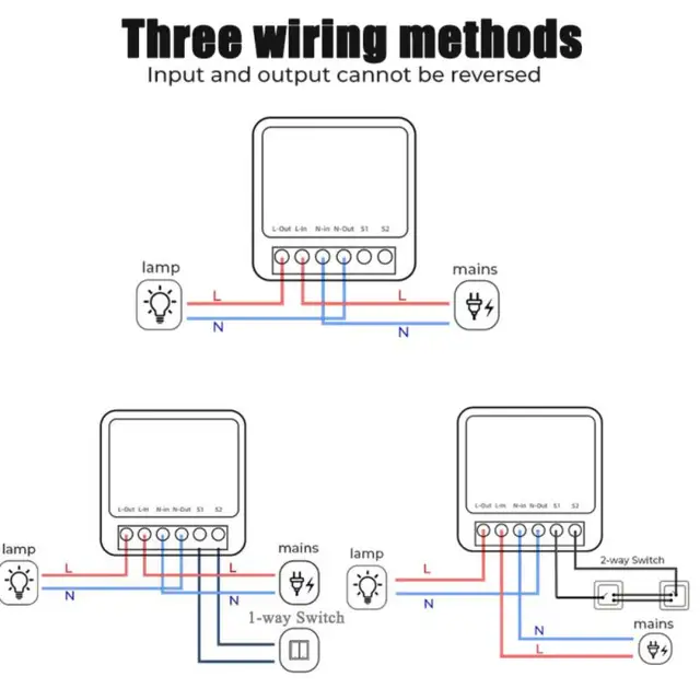 Wifi Breaker Switch Modul 10A Diy Smart Kapcsoló Távirányító ...