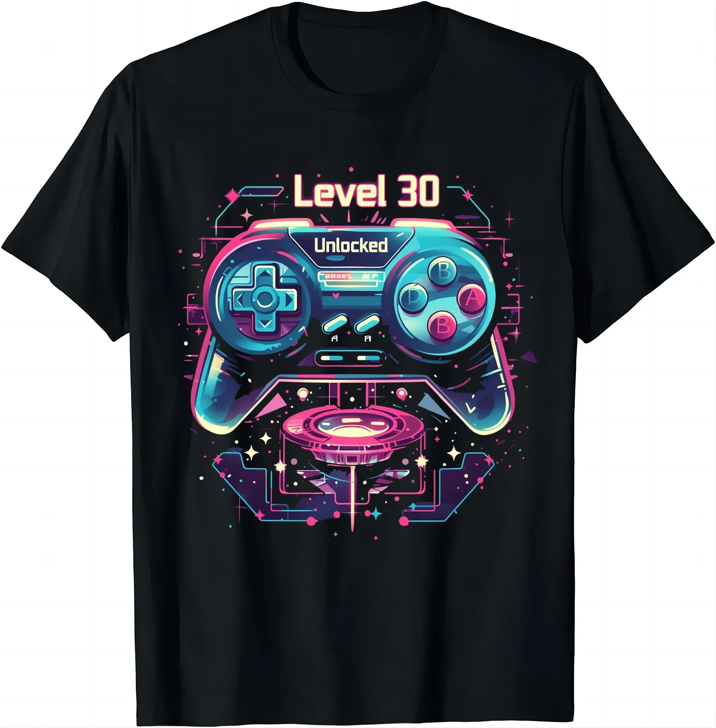 Retro-Style-Level-30-Unlocked-Shirt-Funny-Video-Gamer-30th-Birthday ...