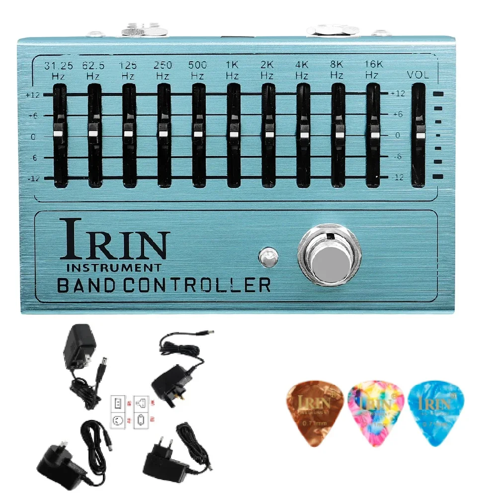 IRIN-AN-40-10-Band-EQ-Pedal-de-Efeito-Guitarra-El-trica-Pedais-Bot-es ...