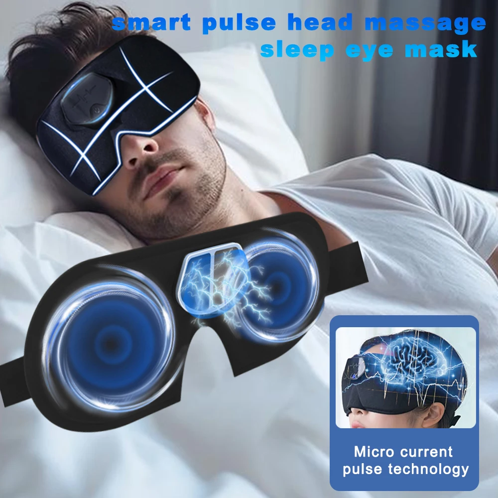 Smart-EMS-Head-Massager-Electric-Pulse-Sleep-Mask-Relieve-Migraine-Aid ...