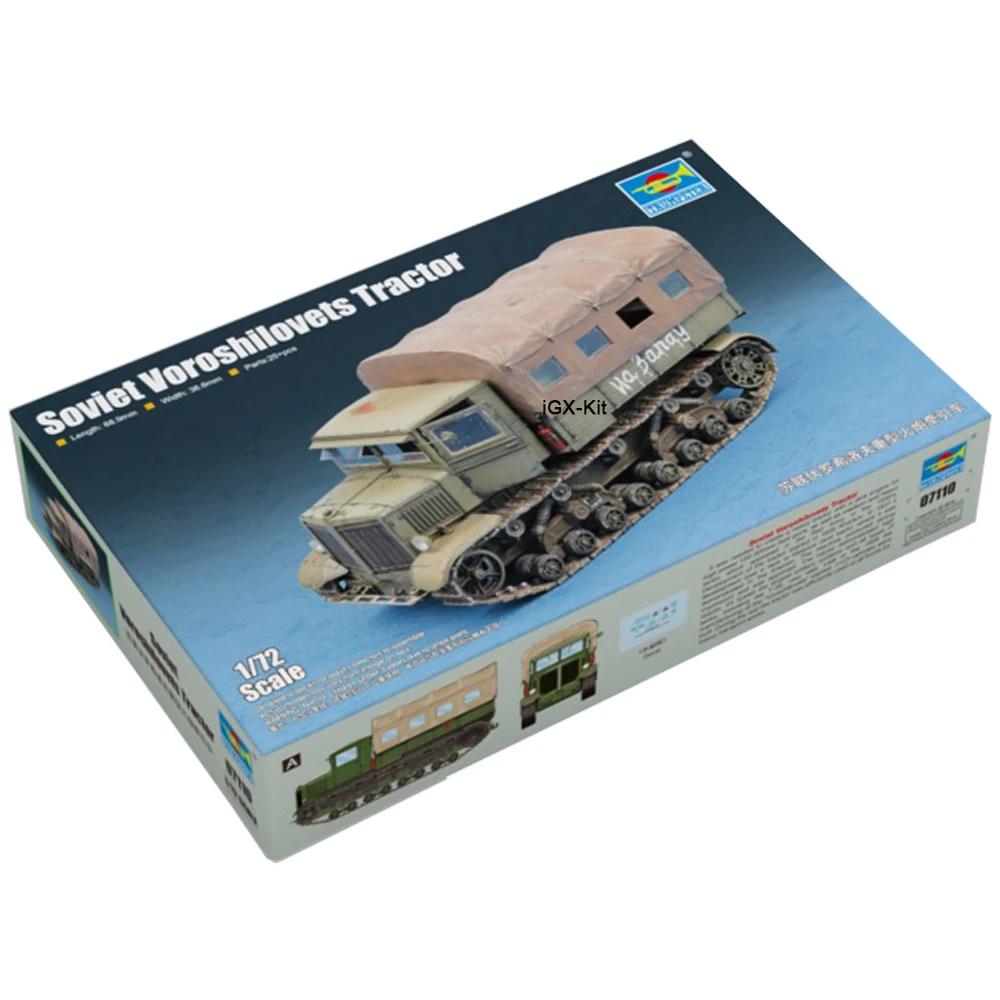 Trumpeter-Tractor-de-artiller-a-pesada-juguete-militar-de-pl-stico-Kit ...