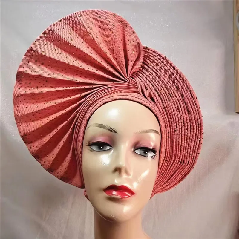 latest-aso-oke-auto-gele-headtie-Already-Handmade-african-Cap-Nigerian ...