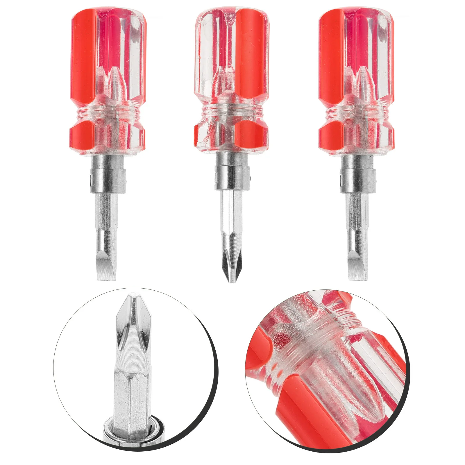 3pcs-Screwdriver-Set-Small-Screwdriver-Short-2-in-1-Cross-Head-Flathead ...