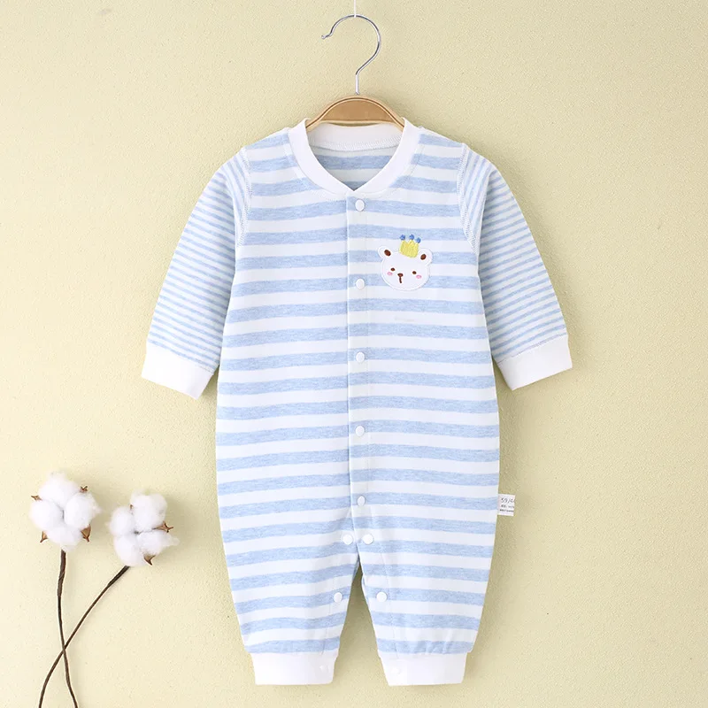 Spring and Autumn Baby Bodysuit Boneless Newborn Clothes Pure Cotton ...