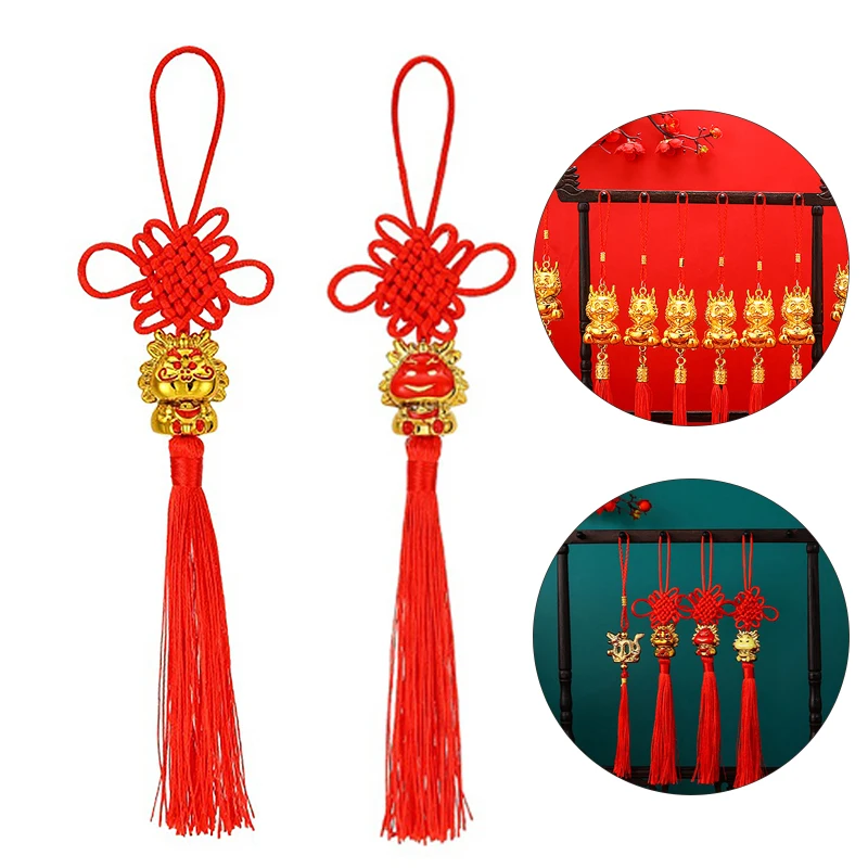 Colgante-Feng-Shui-de-pl-stico-chapado-en-oro-para-decoraci-n-del-hogar ...