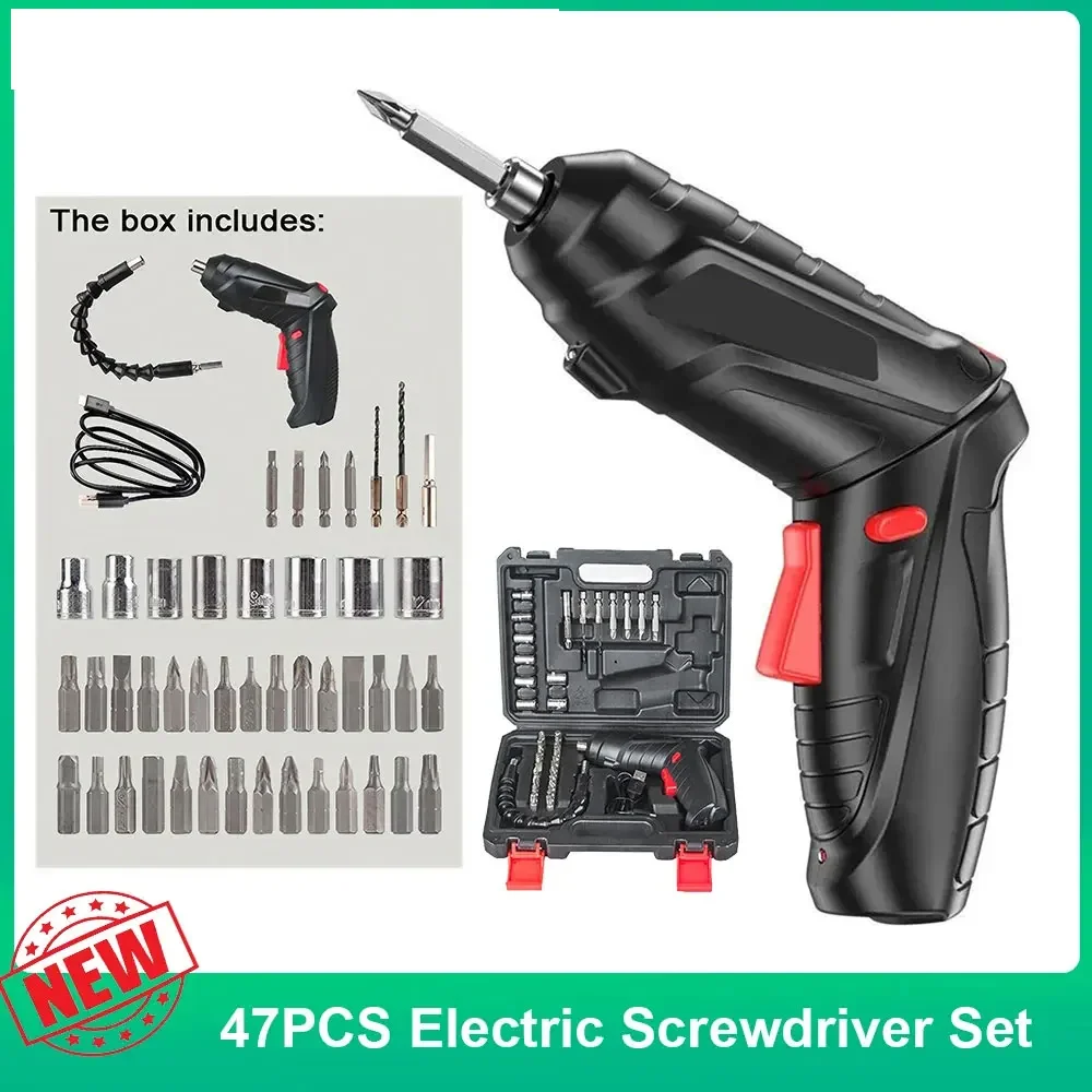 Electric-Screwdriver-Battery-Rechargeable-Cordless-Screwdriver-Powerful ...
