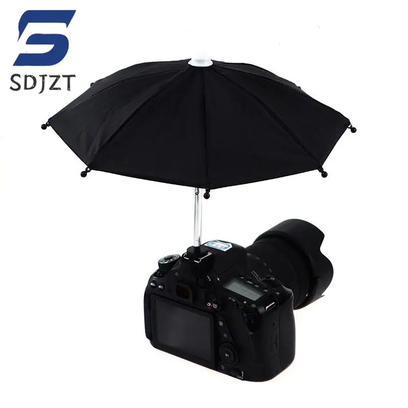 Black-Dslr-Camera-Umbrella-Sunshade-Rainy-Holder-For-General-Camera ...