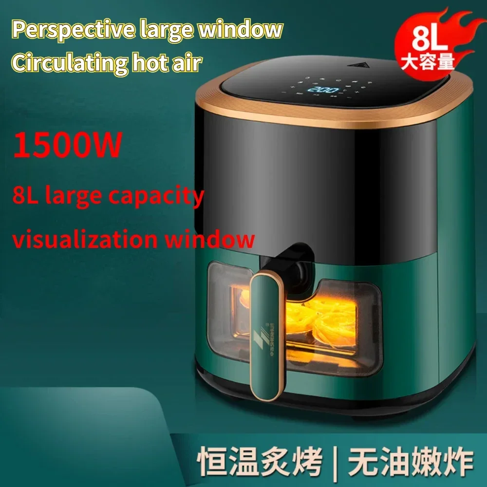 8L-Household-Air-fryers-Visual-intelligent-multi-function-electric ...
