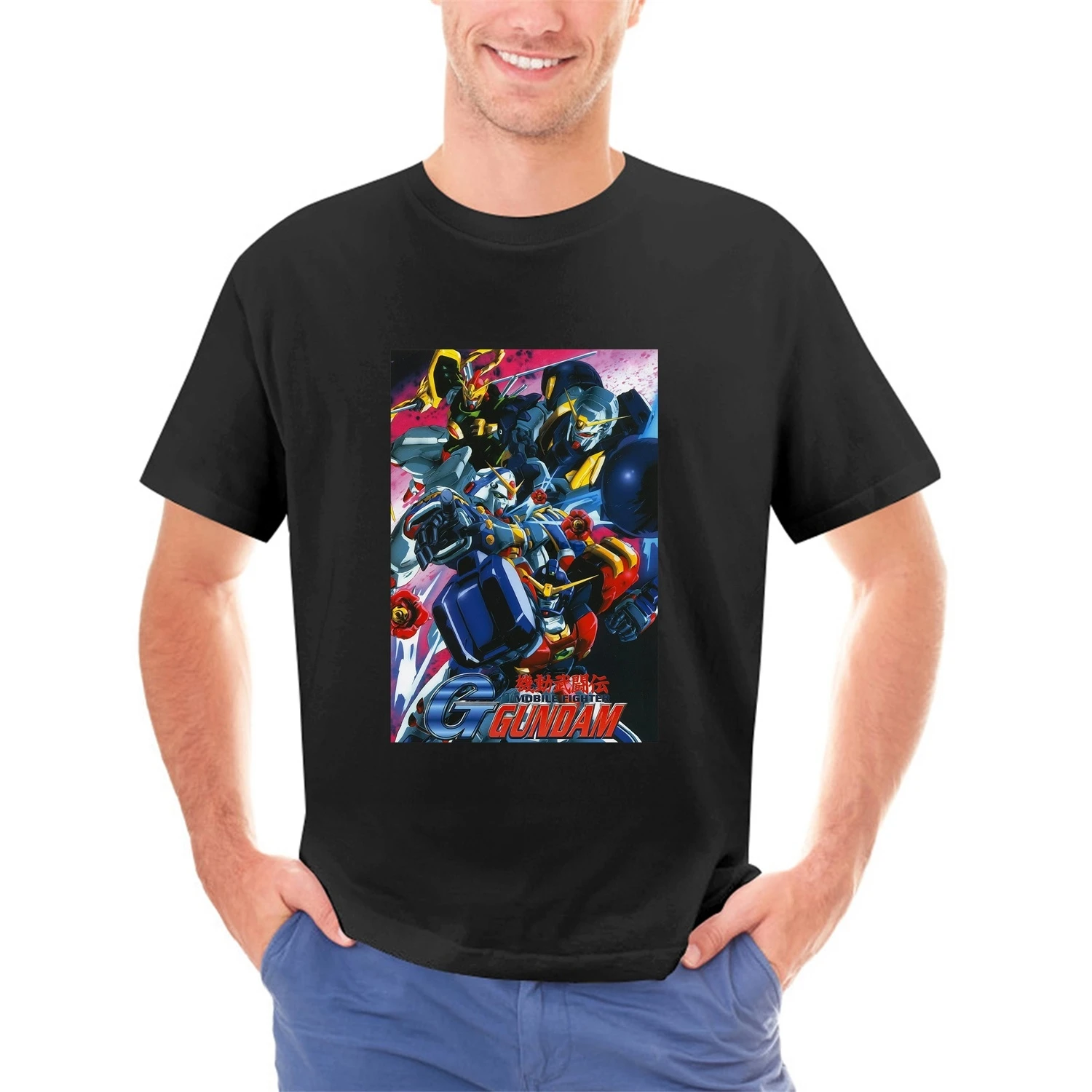 Gundam-Anime-Camiseta-Lutador-M-vel-Programa-De-TV-F-Legal-Cartaz.jpg