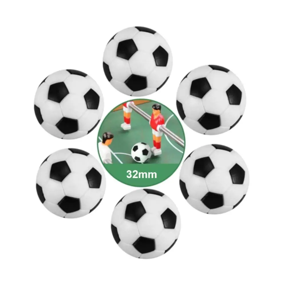 PP Mini Table Football Replacement Black and White Soccer Player Gift ...