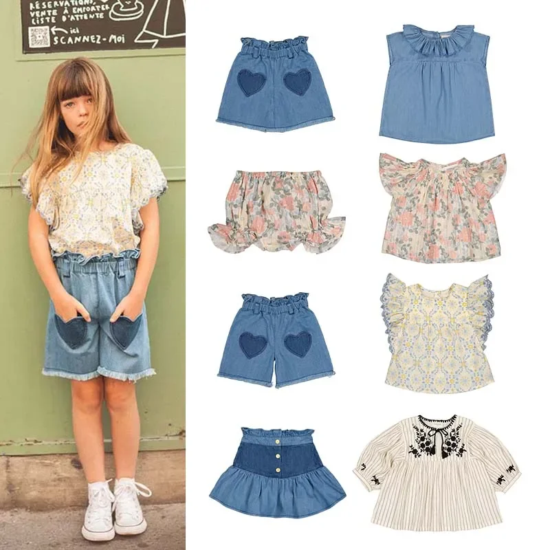 Special Sale Children's Suit 2024 Summer LOU Series Girls Casual Sweet ...