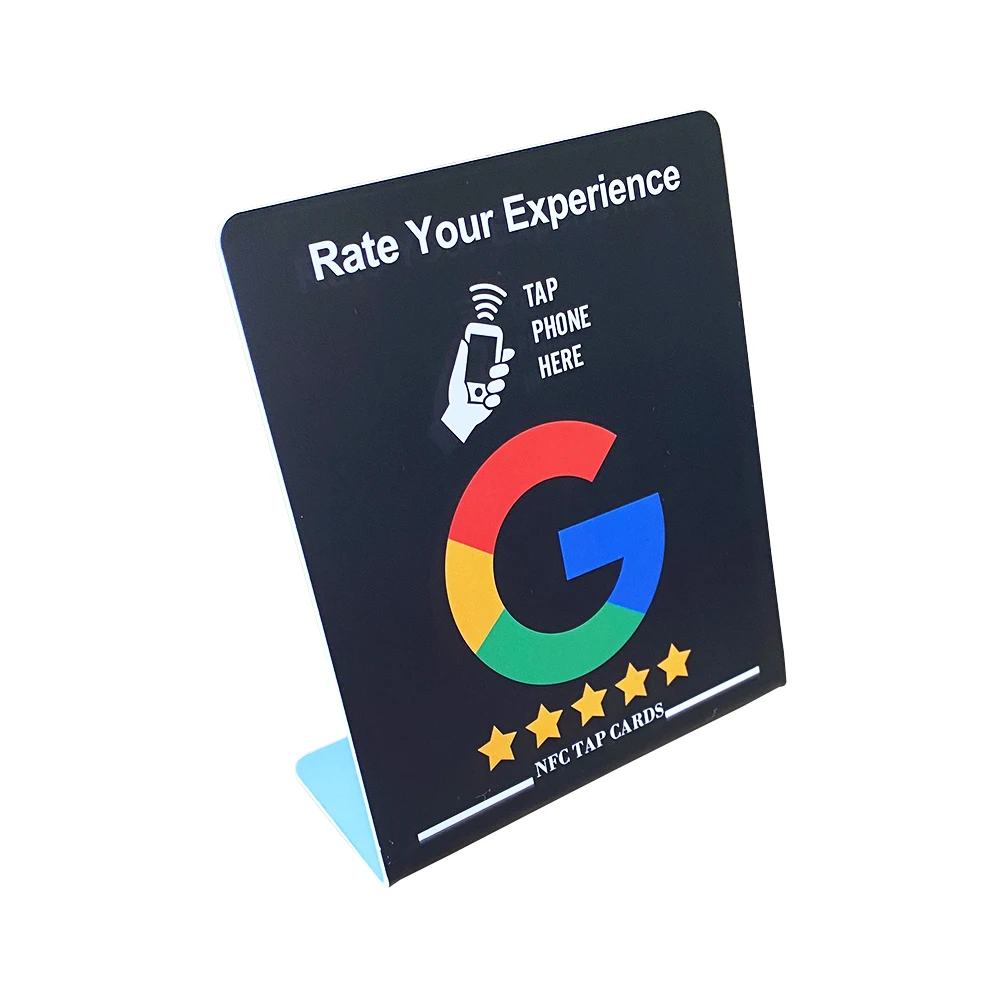 10pcs-Google-Review-Stand-Pop-up-Link-NFC-Stand-Display-Table-Display ...