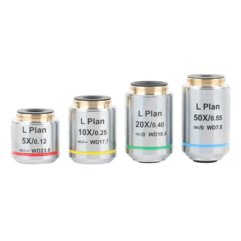 Infinity-larga-distancia-de-trabajo-5X-10X-20X-50X-microscopio-metal ...