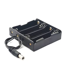 18650 배터리 홀더 18650 배터리 박스 18650 배터리 케이스, DC 5.5x2.1mm 전원 플러그 시리즈 연결, 2 ...