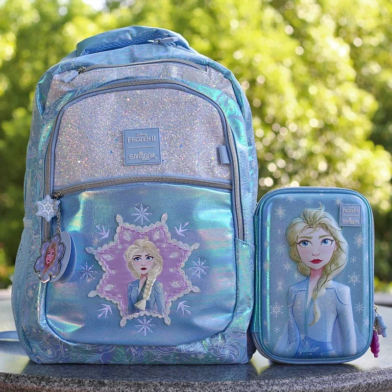 Smiggle-mochila-de-Elsa-de-Australia-aut-ntica-para-chica-morral-grande ...